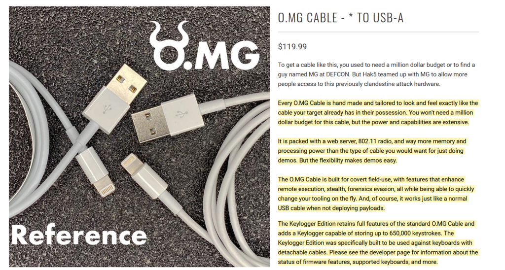 Markets in Everything: Spy Cable - Marginal REVOLUTION